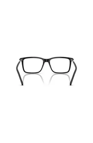 Polo Ralph Lauren 53mm Full Rim Rectangle Eyeglasses - Black
