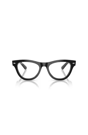 Ray-ban 50mm Cat Eye Optical Glasses - Black