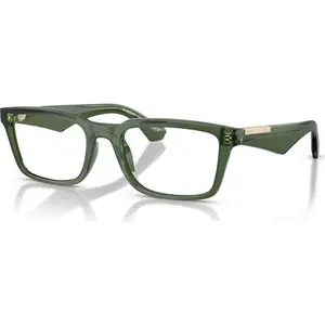 Burberry 52mm Rectangle Optical Glasses - Green