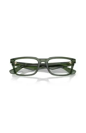 Burberry 52mm Rectangle Optical Glasses - Green