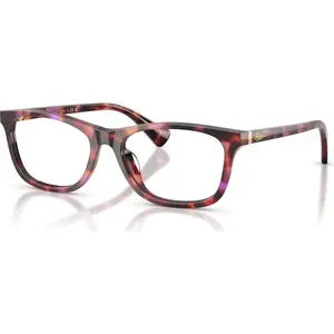 Ralph Lauren 55mm Rectangle Full Rim Eyeglasses - Violet