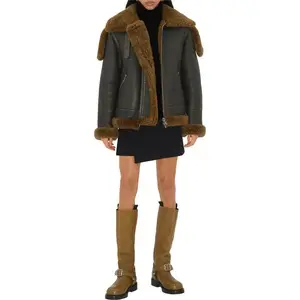 Burberry Shearling Jackets For Women
