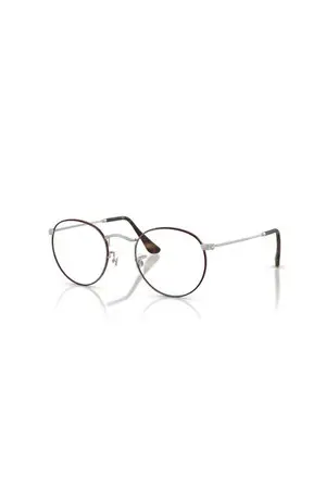 Ray-ban 47mm Round Eyeglasses - Tortoise Light