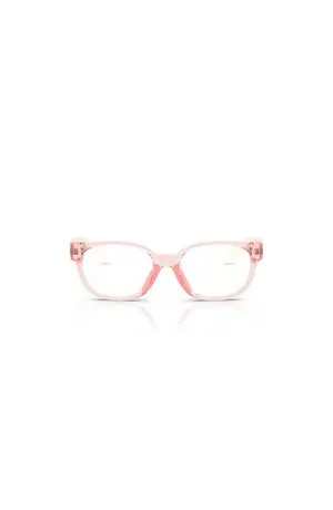 Polo Ralph Lauren 45mm Rectangle Full Rim Optical Glasses - Pink