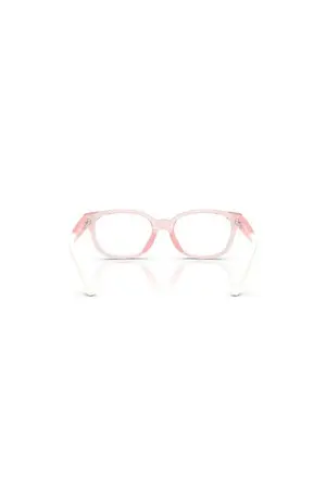 Polo Ralph Lauren 45mm Rectangle Full Rim Optical Glasses - Pink