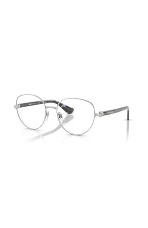 Burberry 53mm Phantos Optical Glasses - Silver