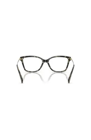 Michael Kors 52mm Square Optical Glasses - Black