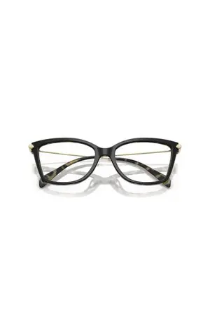 Michael Kors 52mm Square Optical Glasses - Black