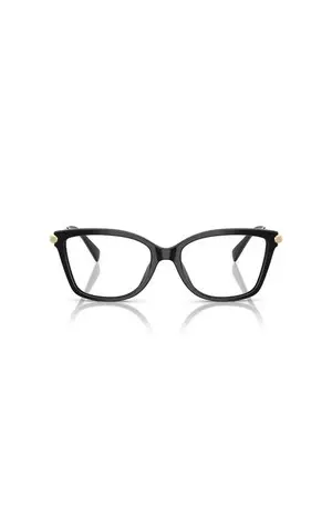 Michael Kors 52mm Square Optical Glasses - Black