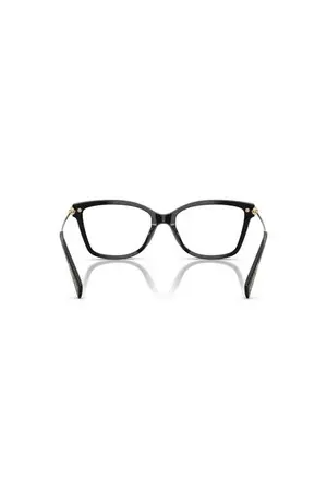 Michael Kors 52mm Square Optical Glasses - Black