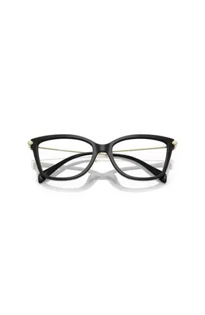 Michael Kors 52mm Square Optical Glasses - Black
