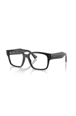 Ray-ban 53mm Square Eyeglasses - Black