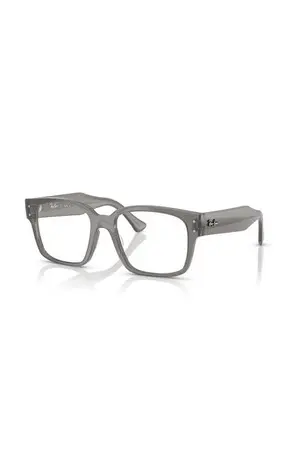 Ray-ban 53mm Square Eyeglasses - Grey