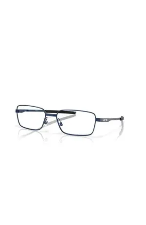 Oakley 55mm Rectangle Full Rim Eyeglasses - Blue