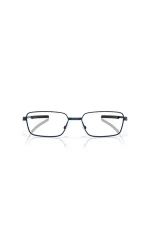 Oakley 55mm Rectangle Full Rim Eyeglasses - Blue