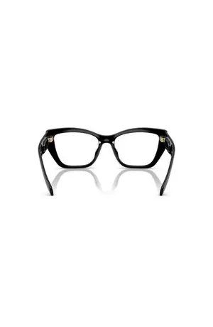 Michael Kors 52mm Square Full Rim Optical Glasses - Black