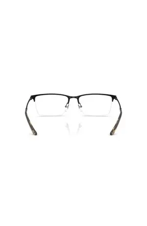 Emporio Armani Rectangle Eyeglasses - Black