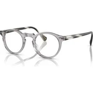Oliver Spencer 50mm Phantos Optical Glasses - Grey