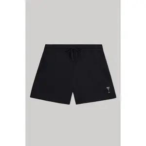 DALIX Midweight Fleece Shorts - Black