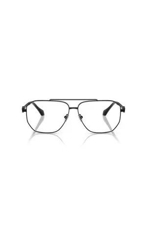 Versace 59mm Square Optical Glasses - Black