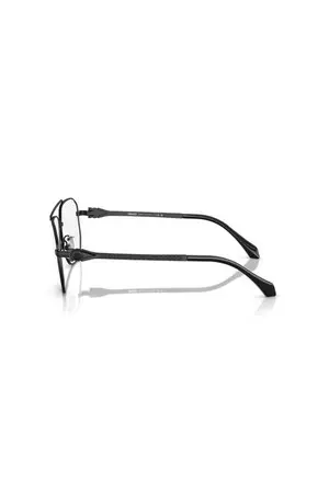 Versace 59mm Square Optical Glasses - Black