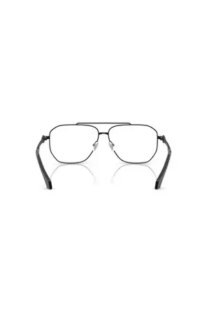 Versace 59mm Square Optical Glasses - Black