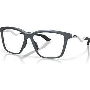 Oakley 57mm Square Optical Glasses - Black/silver