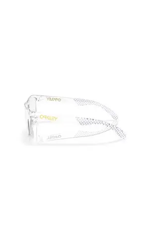 Oakley 50mm Round Full Rim Eyeglasses - Transparent