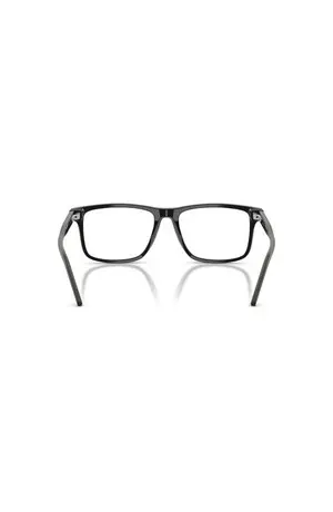 Emporio Armani Square Optical Glasses - Black