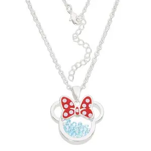 Disney Minnie Mouse Birthstone Shaker Pendant Necklace