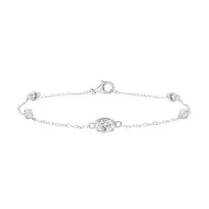 DONATELLO GIAN Sterling Crystal Bracelet - Silver