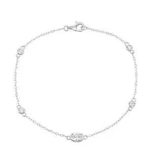 DONATELLO GIAN Sterling Crystal Bracelet