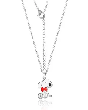 PEANUTS Snoopy Holding Heart Pendant