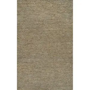 JONATHAN Y Griffin Rustic Farmhouse Woven Jute Solid Area Rug - Gray