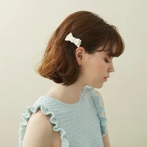 Alexandre De Paris Bow Silk Barrette