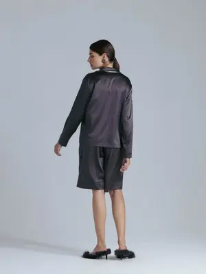 ALAS Silk Bermuda Shorts