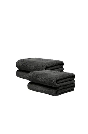 ITALIC Serene Ultraplush Collection Bath Essentials- Bath Towel 4 Pack Charcoal