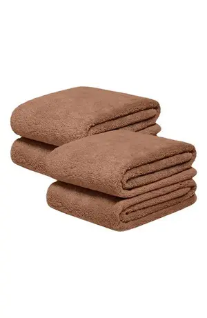 ITALIC Serene Ultraplush Collection Bath Essentials- Bath Towel 4 Pack - Clay