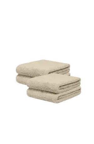 ITALIC Serene Ultraplush Collection Bath Essentials- Bath Towel 4 Pack Sand