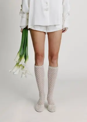 ALAS Lace Knee High Socks