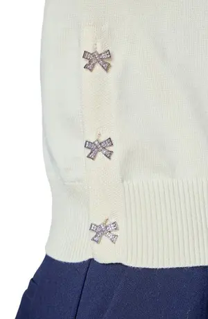 Endless Rose Side Bow Short Sleeve Sweater