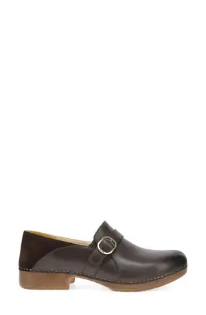 Dansko Margaret Clog - Chocolate Burnished Calf