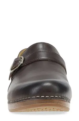Dansko Margaret Clog - Chocolate Burnished Calf