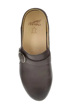 Dansko Margaret Clog - Chocolate Burnished Calf