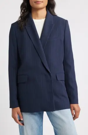 Boss Notched Lapel Outerwear For Women