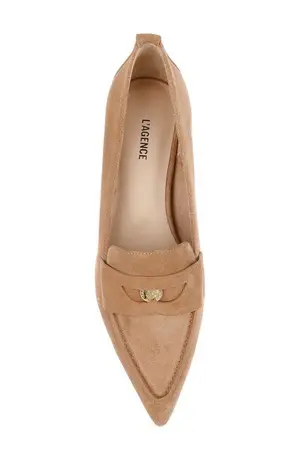 L'Agence Maelys Pointed Toe Loafer - Sndsde