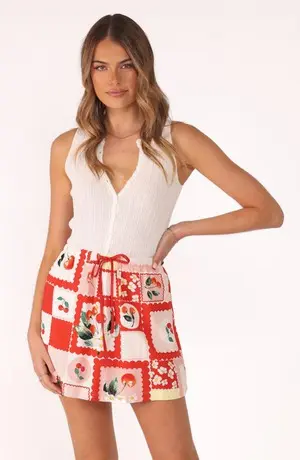 PETAL & PUP Printed Mini Skirt