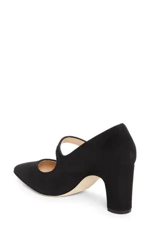 Manolo Blahnik Campariba Pointed-toe Mary Jane Pumps