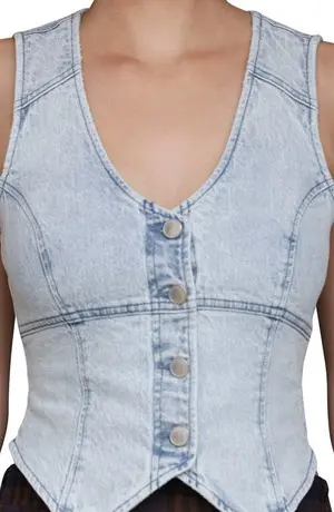 Avec Les Filles Denim Vest