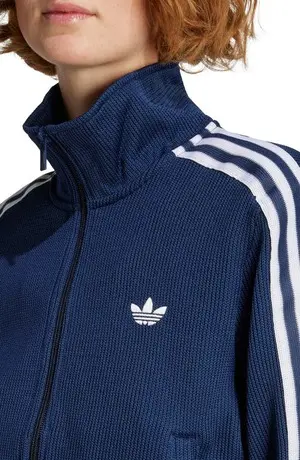Adidas Firebird Adicolor Knit Track Jacket - Night Indigo/white